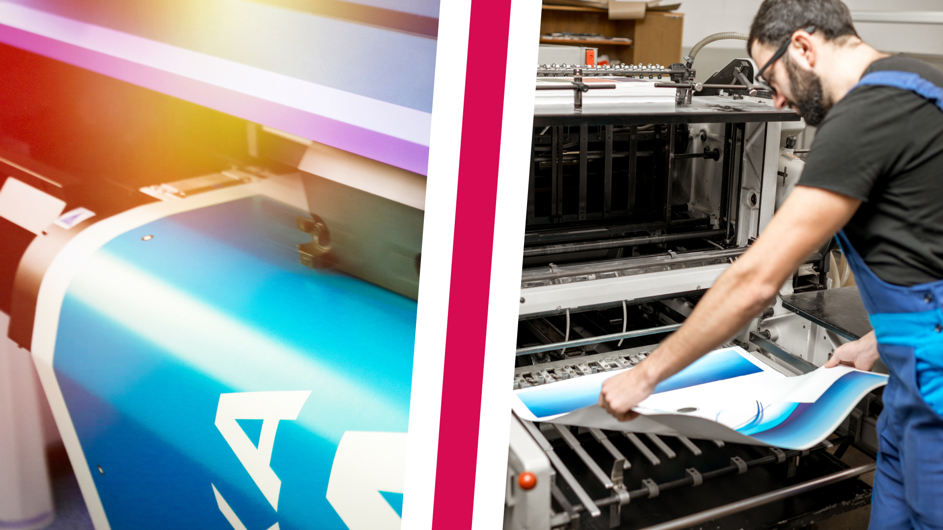 L’impression numérique grand format et l’impression Offset